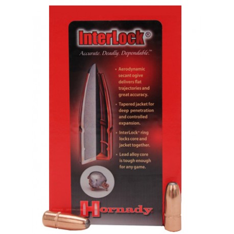 Hornady Proyectil Interlock 8mm .323 170gr RN - Armería Trelles S.L.