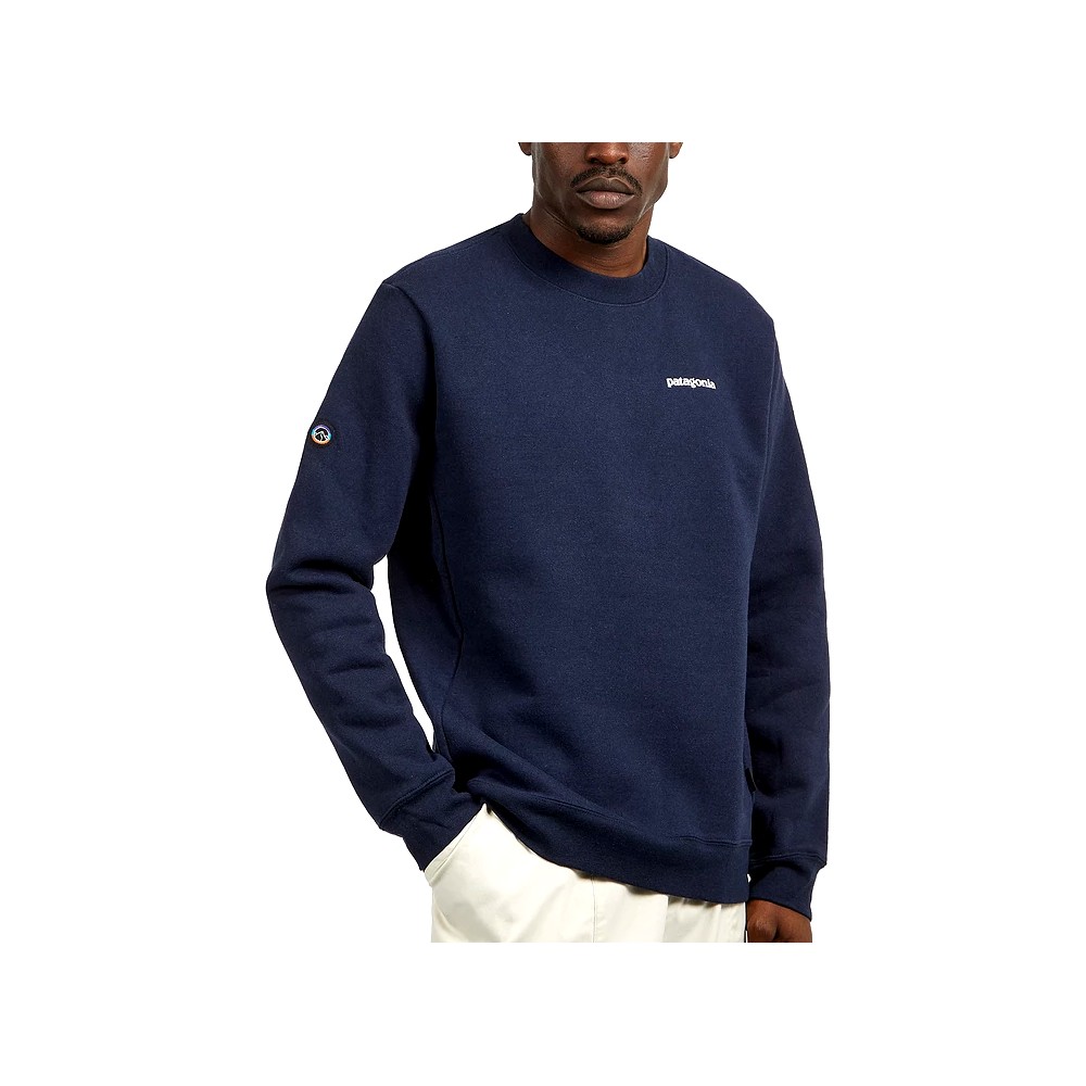 Patagonia Jersey Fitz Roy Icon Uprisal Crew Blue - Armería Trelles S.L.